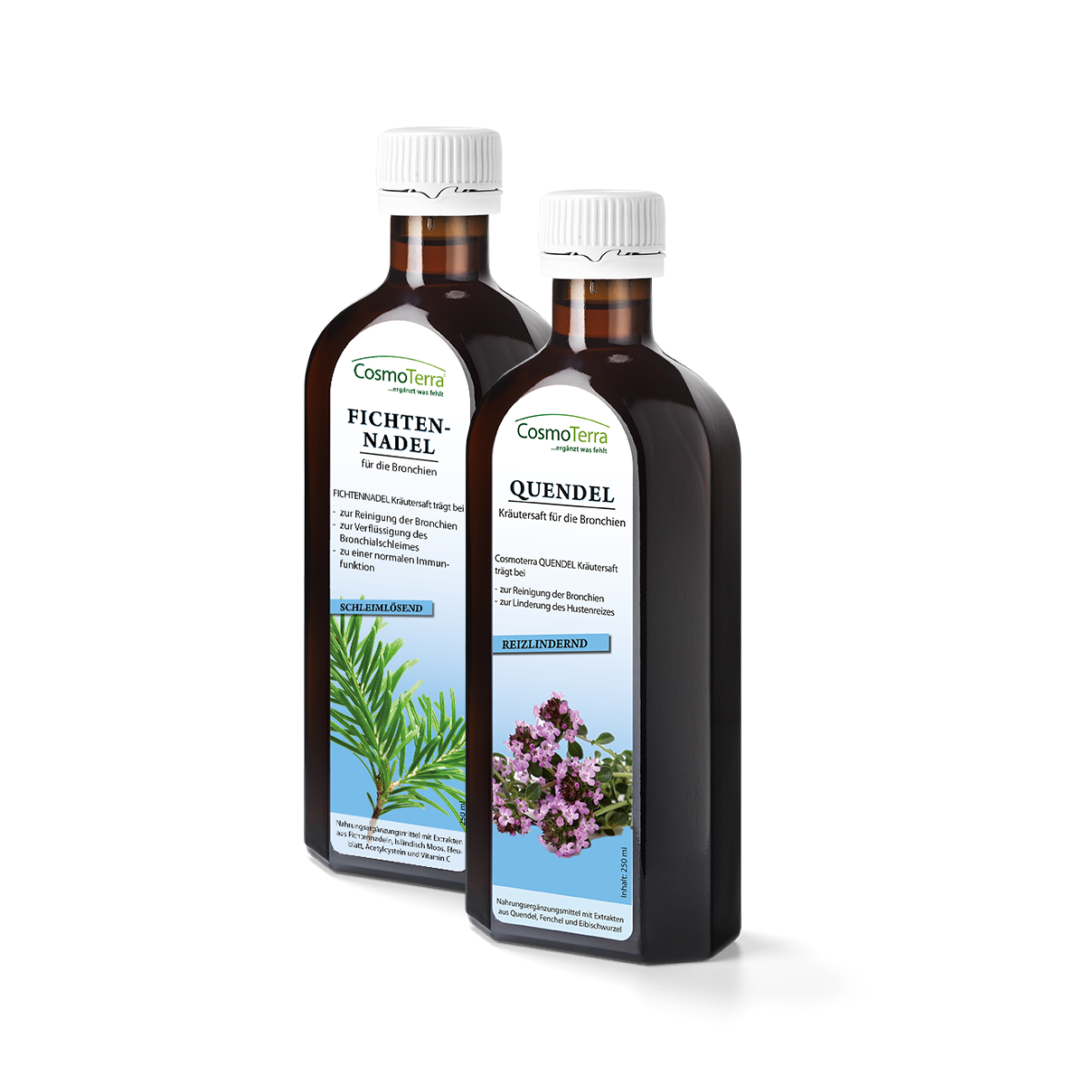 CosmoTerra Quendel & Fichtennadel 2x250ml - Reformhaus Naturita